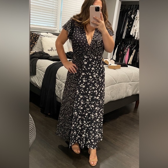 French Connection | Dresses | French Connection Navy And White Floral ...